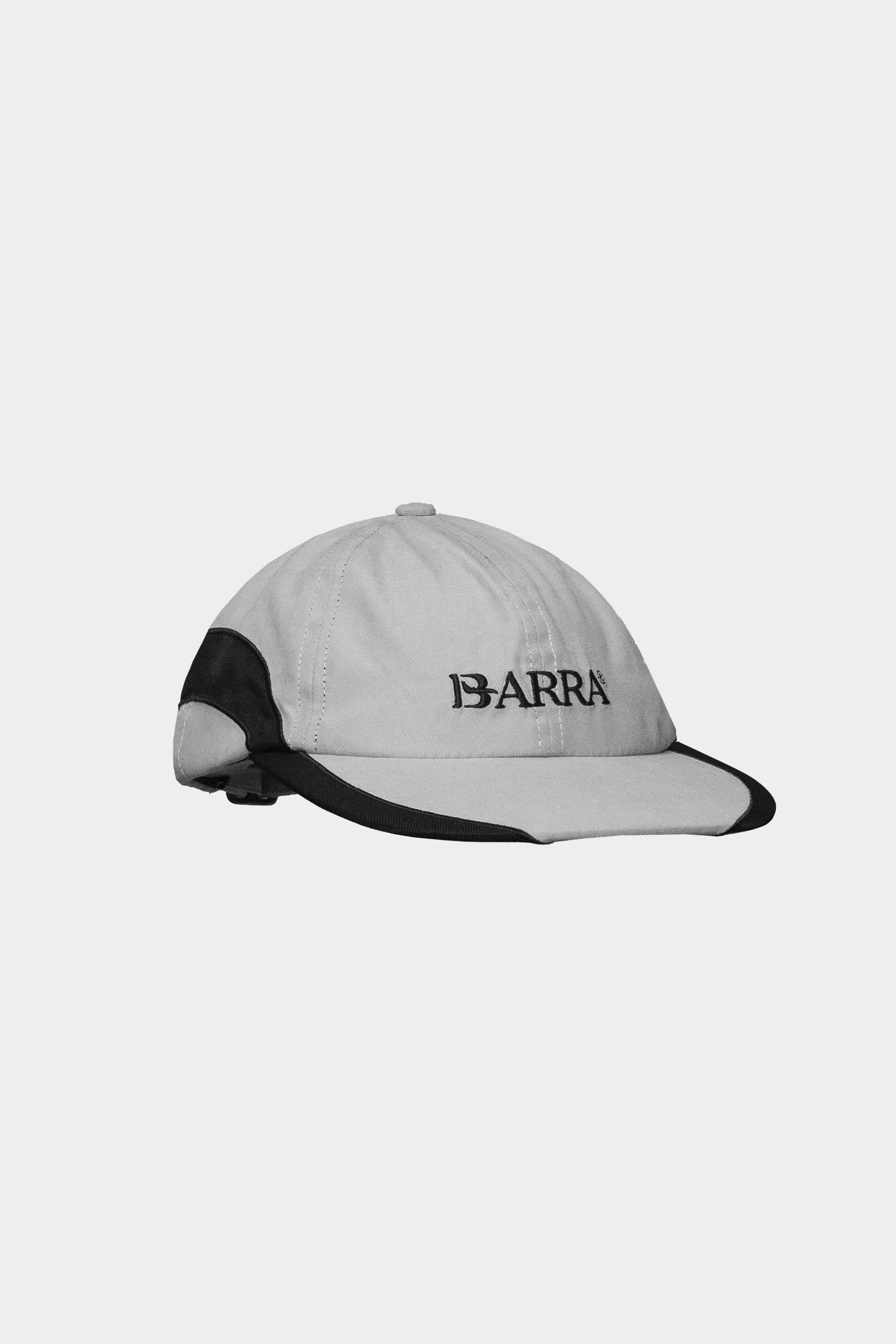 Bone Barra Crew Six Panel Barra Logo (Grey)