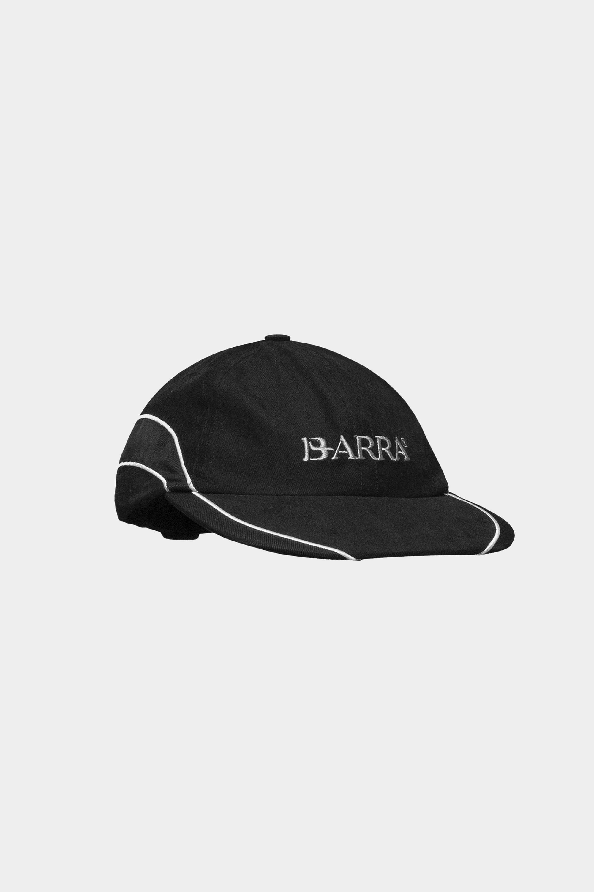 Bone Barra Crew Six Panel Barra Logo (Black)