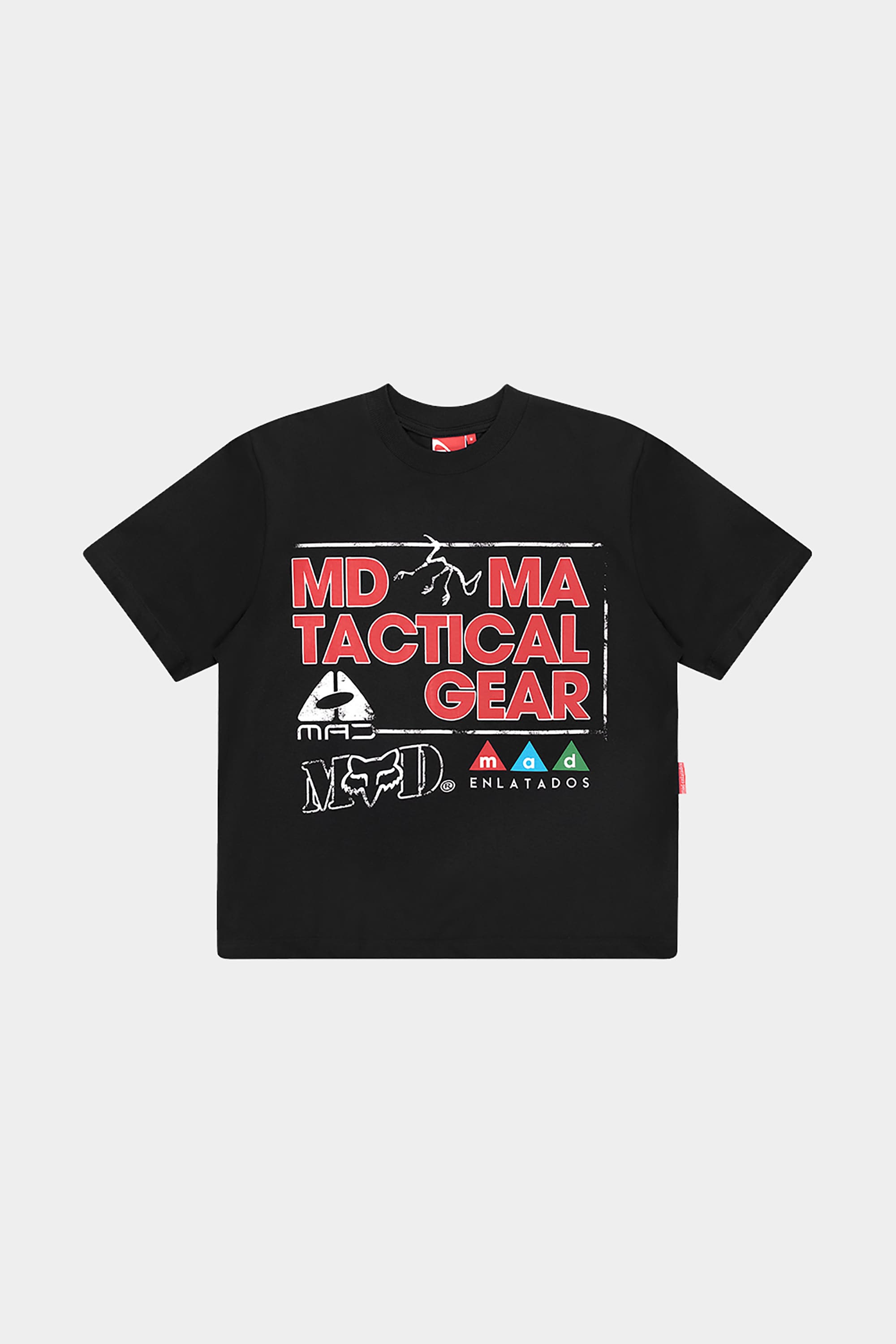 Camiseta Mad Enlatados Mad Tactical Gear (Black)